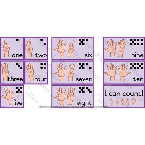 Hand - Dot - Name 1-10